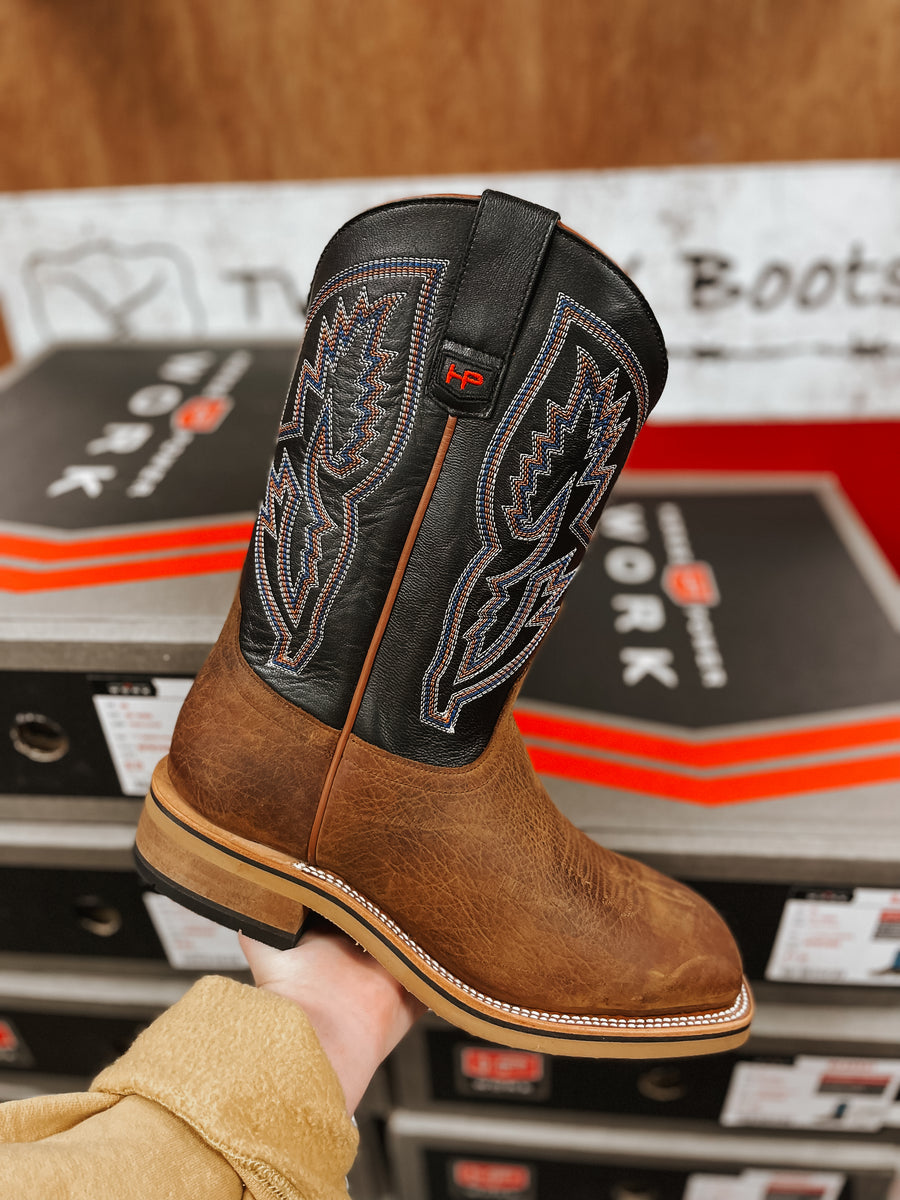 Men's Horse Power Distressed Bison Steel Toe Work Boot – Boot Country