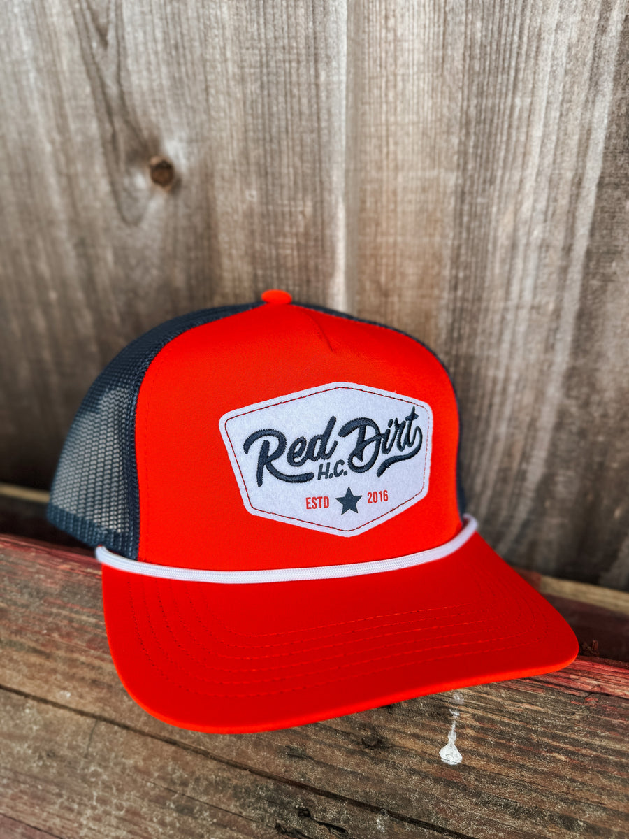 Men's Red Dirt Hat Co. Good Times Red/Navy Cap – Boot Country