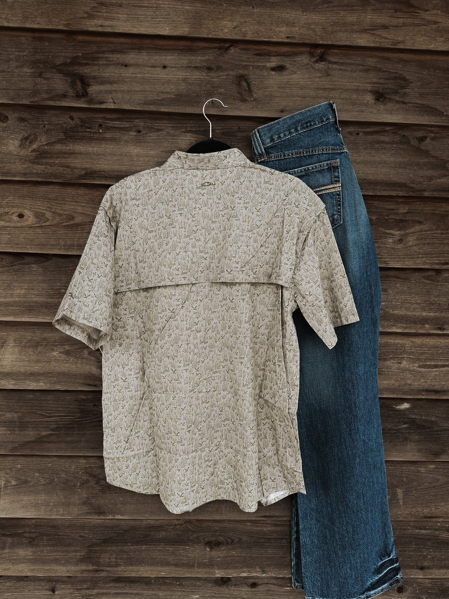 Drake Men's Cotton Marsh Print Short Sleeve Shirt – Boot Country