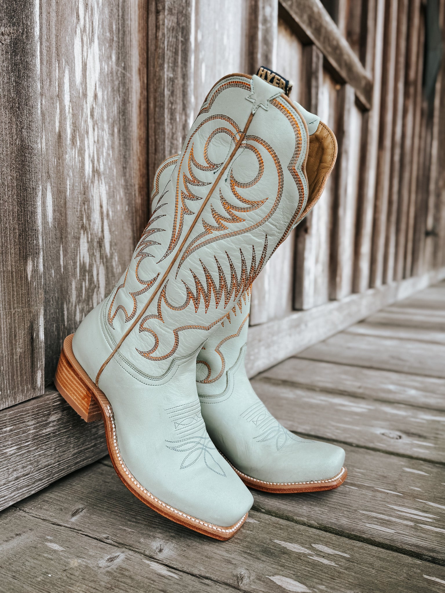 Women's Hyer Leawood Robin's Egg Boots – Boot Country